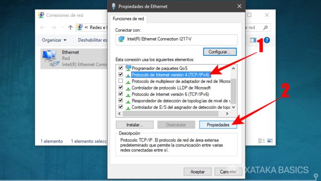 Cómo cambiar o configurar los DNS en Windows 10