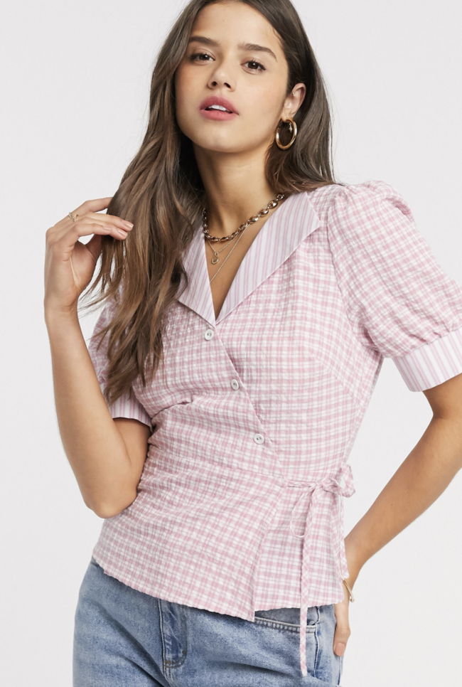 13 blusas cruzadas con lazada (de firmas como Zara y Mango) que ayudan ...