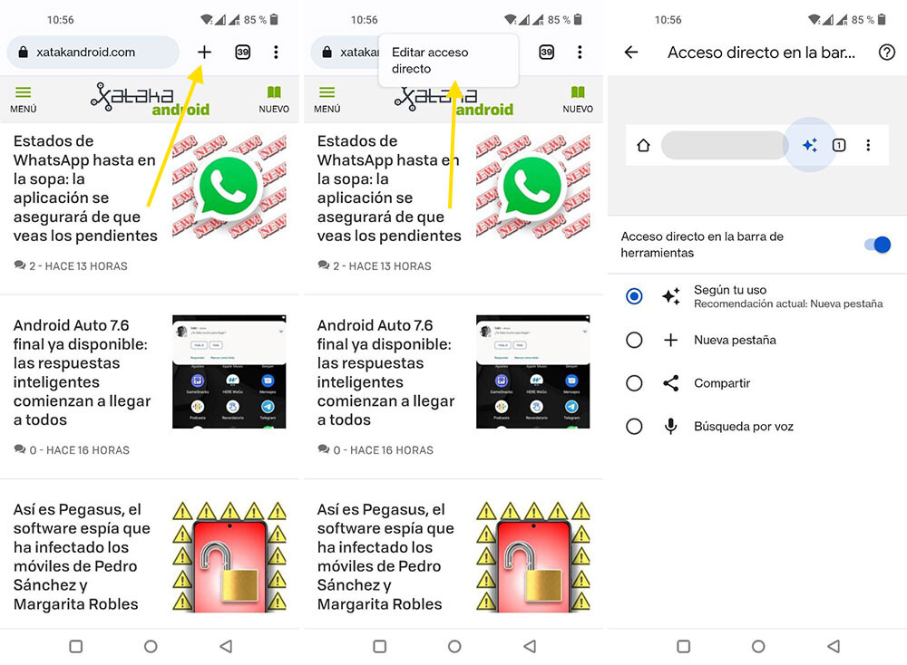 Nuevo botón en Google Chrome: así puedes poner tu acceso directo ...