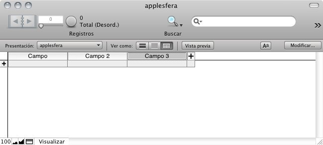 Probamos FileMaker Pro 11, el gestor de bases de datos para Mac OS X