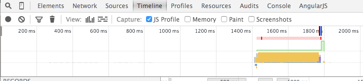 JavaScript Profiling y Chrome Timeline