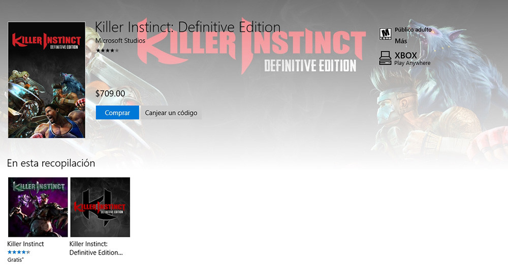 Killer Instinct: Definitive Edition ya se encuentra disponible en ...
