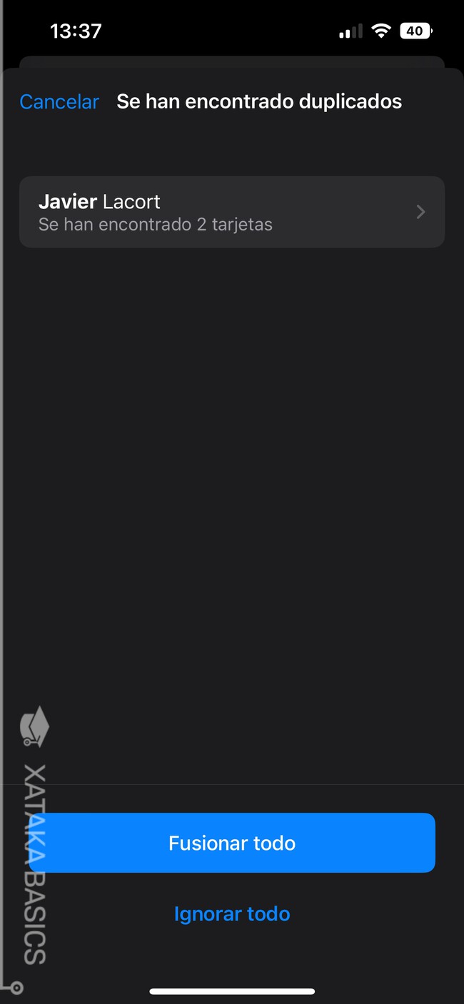 Cómo encontrar y fusionar contactos duplicados en tu iPhone con iOS 16