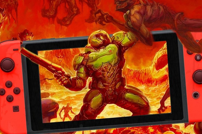 DOOM añade el control por movimiento en Switch. Y no le sienta nada mal