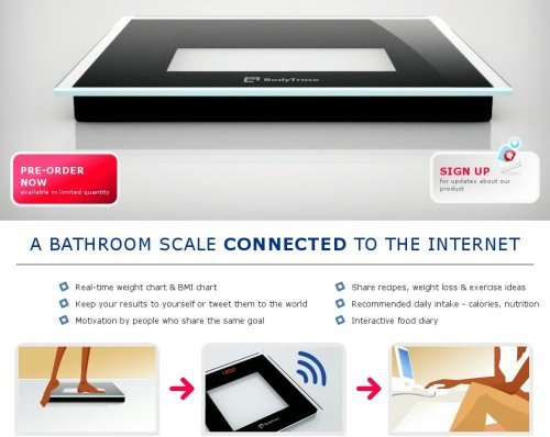 BodyTrace: una báscula conectada a Internet para ayudarnos a perder peso