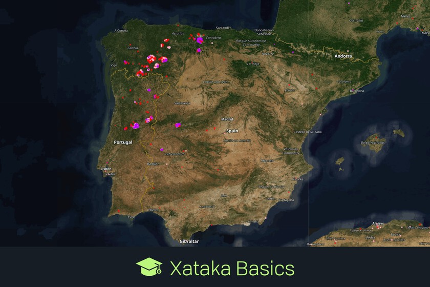 Incendios en España 2025: Cómo verlos en Google Maps, otros mapas y páginas para tener toda la ...