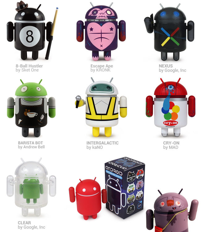 Las figuras de Android Series 03 estarán a la venta el 24 de Septiembre