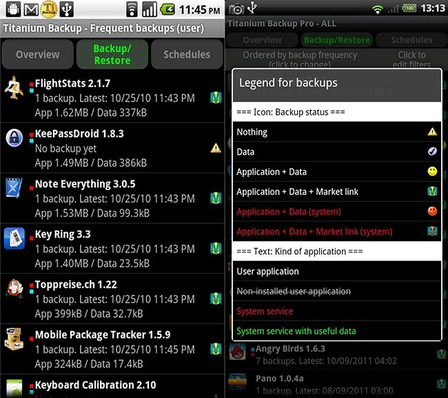 Aplicaciones con las que flipaste en su día: Titanium Backup