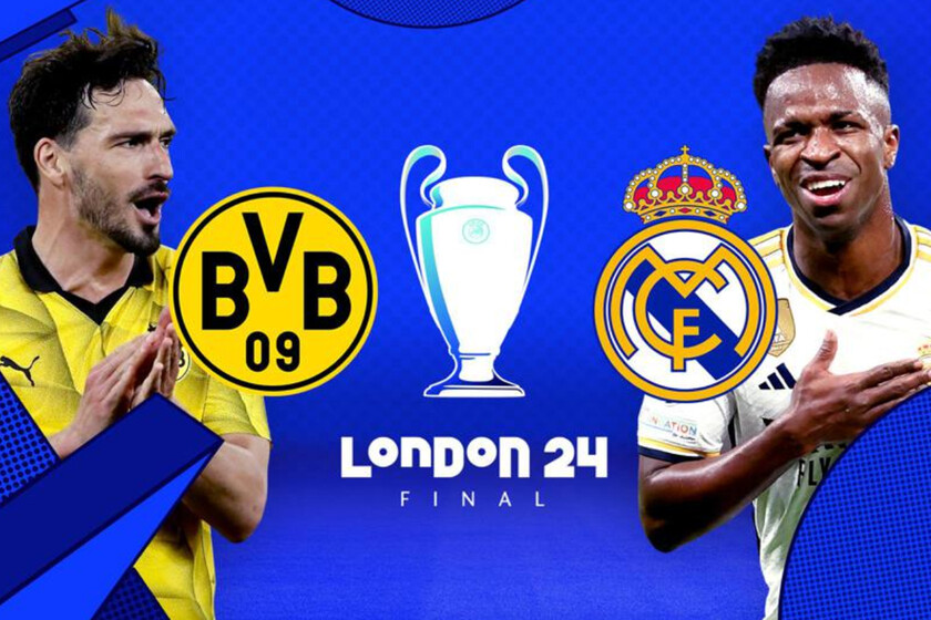 Final de la Champions: horario y dónde ver gratis el Borussia Dortmund - Real Madrid