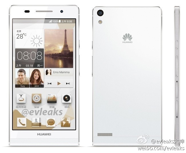 Huawei Ascend P6 promete ser el teléfono más delgado