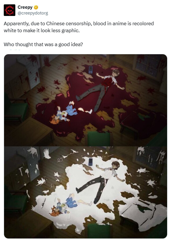 China no quiere sangre en sus animes, pero su solución es casi peor ...