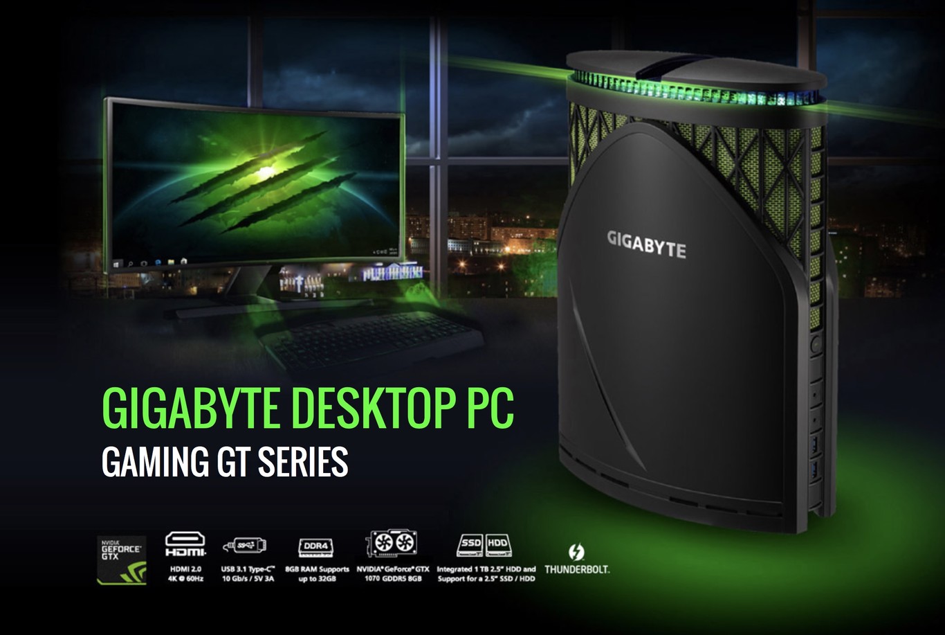 Gigabyte Brix GZ1DTi7: un PC gaming con diseño extravagante, potencia y ...