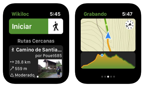 Wikiloc ya está disponible para el Apple Watch: todas las rutas en tu ...