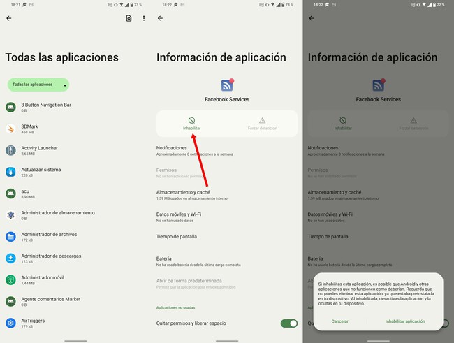 Éstos son los ajustes que activo en un nuevo móvil nada más ...