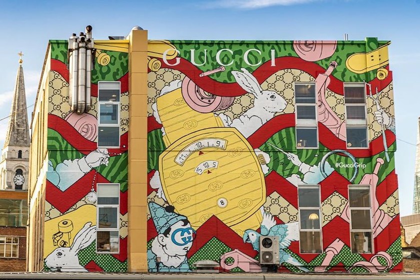 Gucci se inspira en el mundo del skate en su nuevo arte mural y en su ...