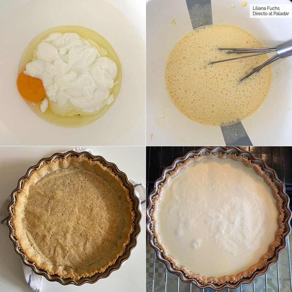 Tarta de limón. Receta de postre fácil y sencilla