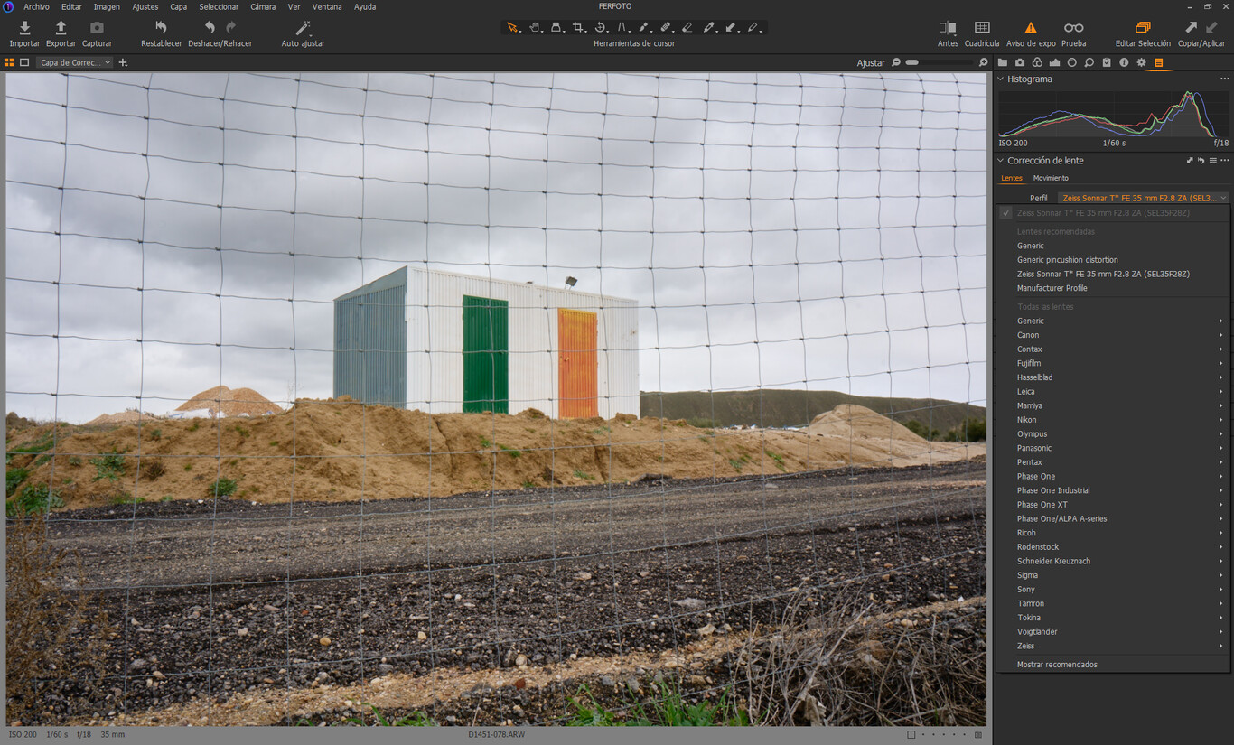Los secretos de la herramienta Corrección de lente de Capture One