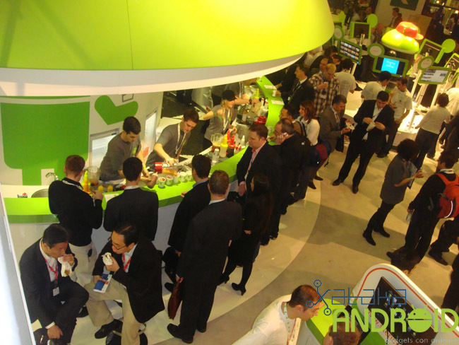 Así es Android Land, el stand de Android en el Mobile World Congress 2012