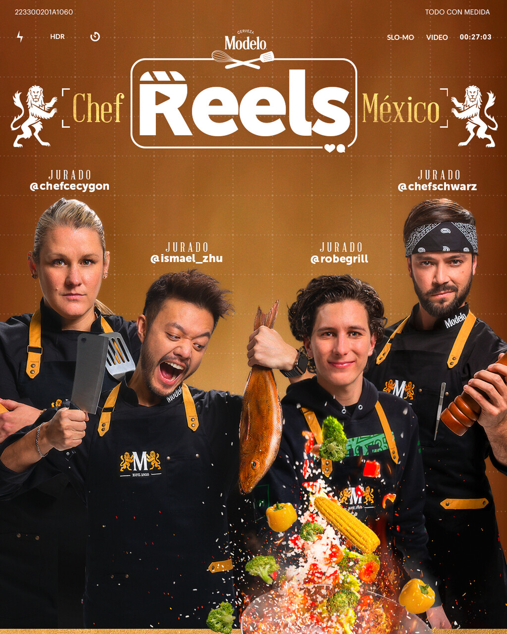 Llega a México el "Reels Chefs" un reality show digital para los cocineros