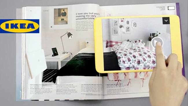 Realidad aumentada en el catálogo de Ikea 2013