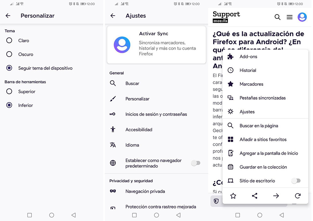 Firefox Para Android Se Renueva Por Completo Con Nueva Interfaz Y Motor Geckoview Y Soporte 