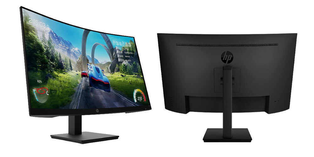 Este monitor gaming con pantalla curva de HP tiene 165 Hz y un ...