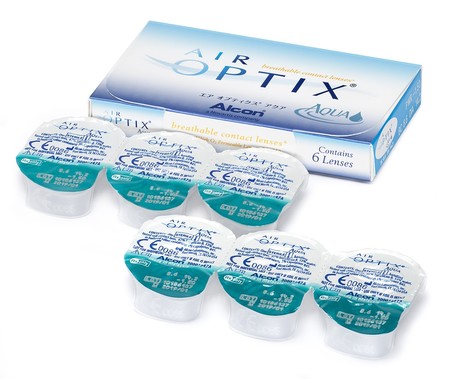 Pack de seis lentes de contacto mensuales Air Optix Aqua por 20,79 ...