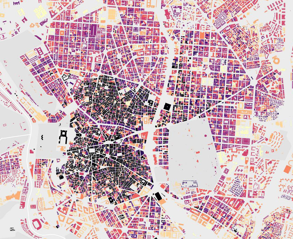 El envejecimiento de las ciudades españolas, ilustrado en estos mapas a ...