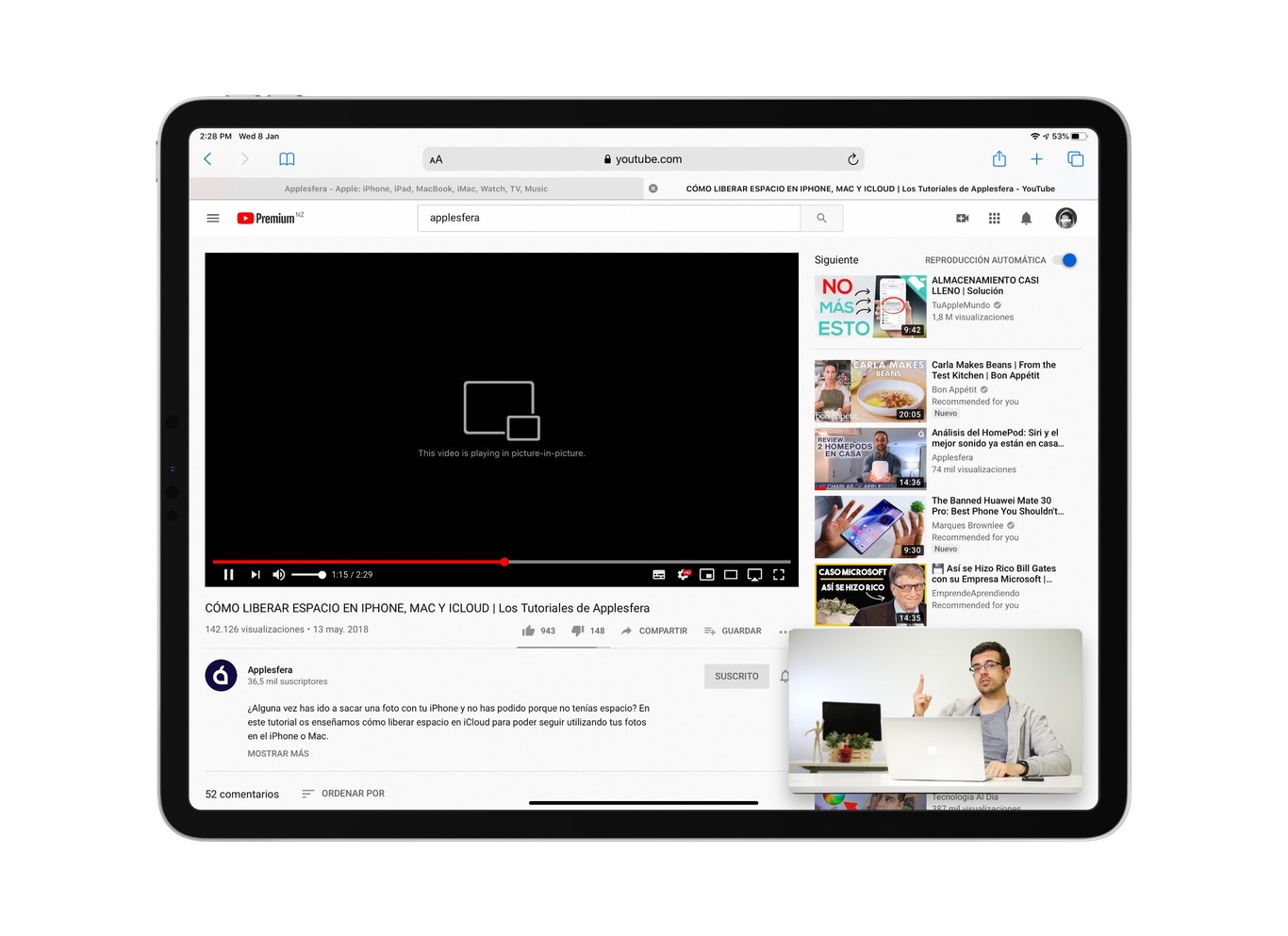Cómo usar picture-in-picture en YouTube en un iPad: con este truco es ...