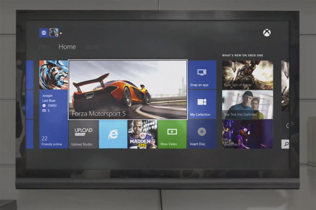 Nuevos vídeos del menú de Xbox One en acción