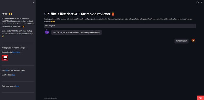 Si no sabes qué ver, pregúntale a este ChatGPT experto en películas: así es GPTflix, una IA que ...