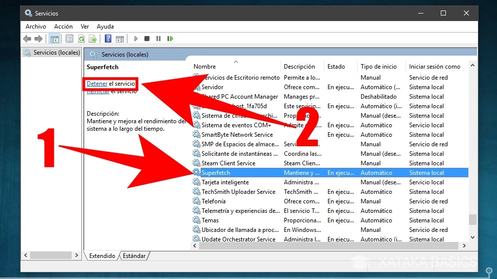 Qué es SuperFetch de Windows 10 y para qué sirve