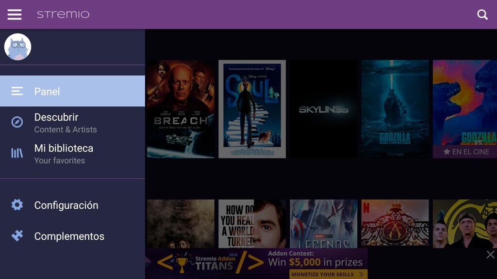 Stremio en Android TV, una manera sencilla de descubrir nuevas películas y series