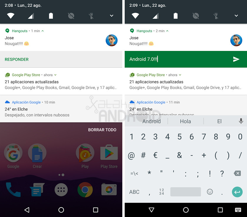 Android 7.0 Nougat, análisis: review con características y novedades