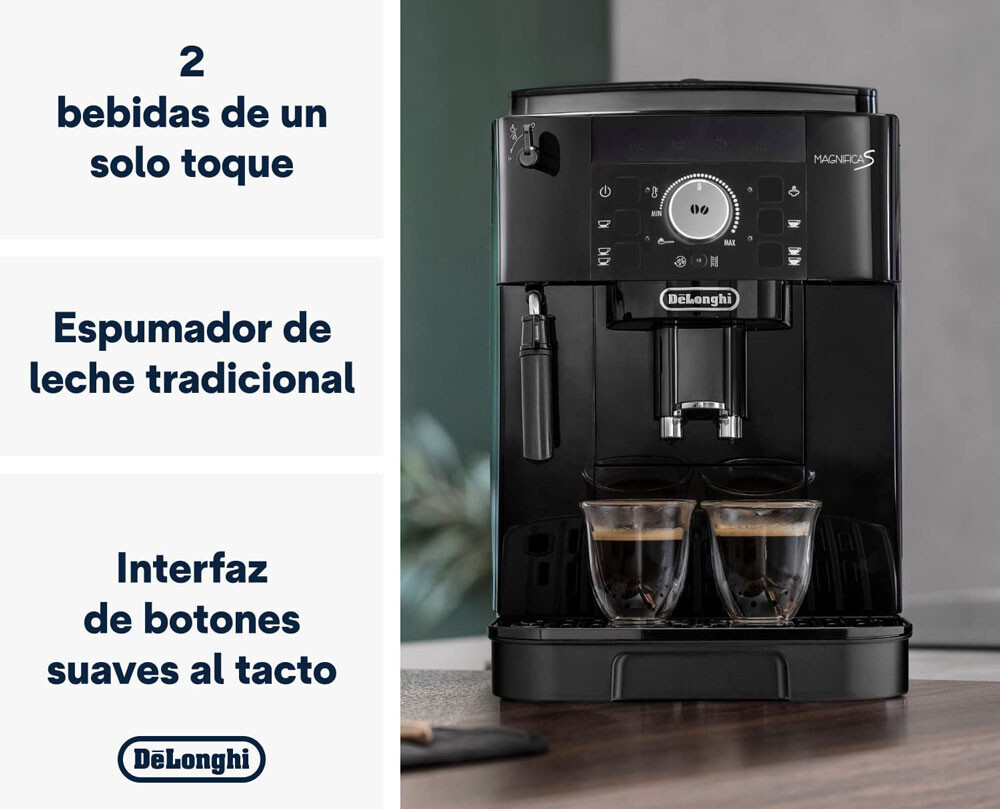 Con esta cafetera superautomática De'Longhi podrás hacer capuchinos de ...