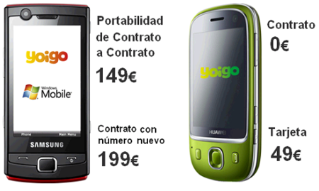 Yoigo también lanza su móvil táctil económico y un Windows Phone