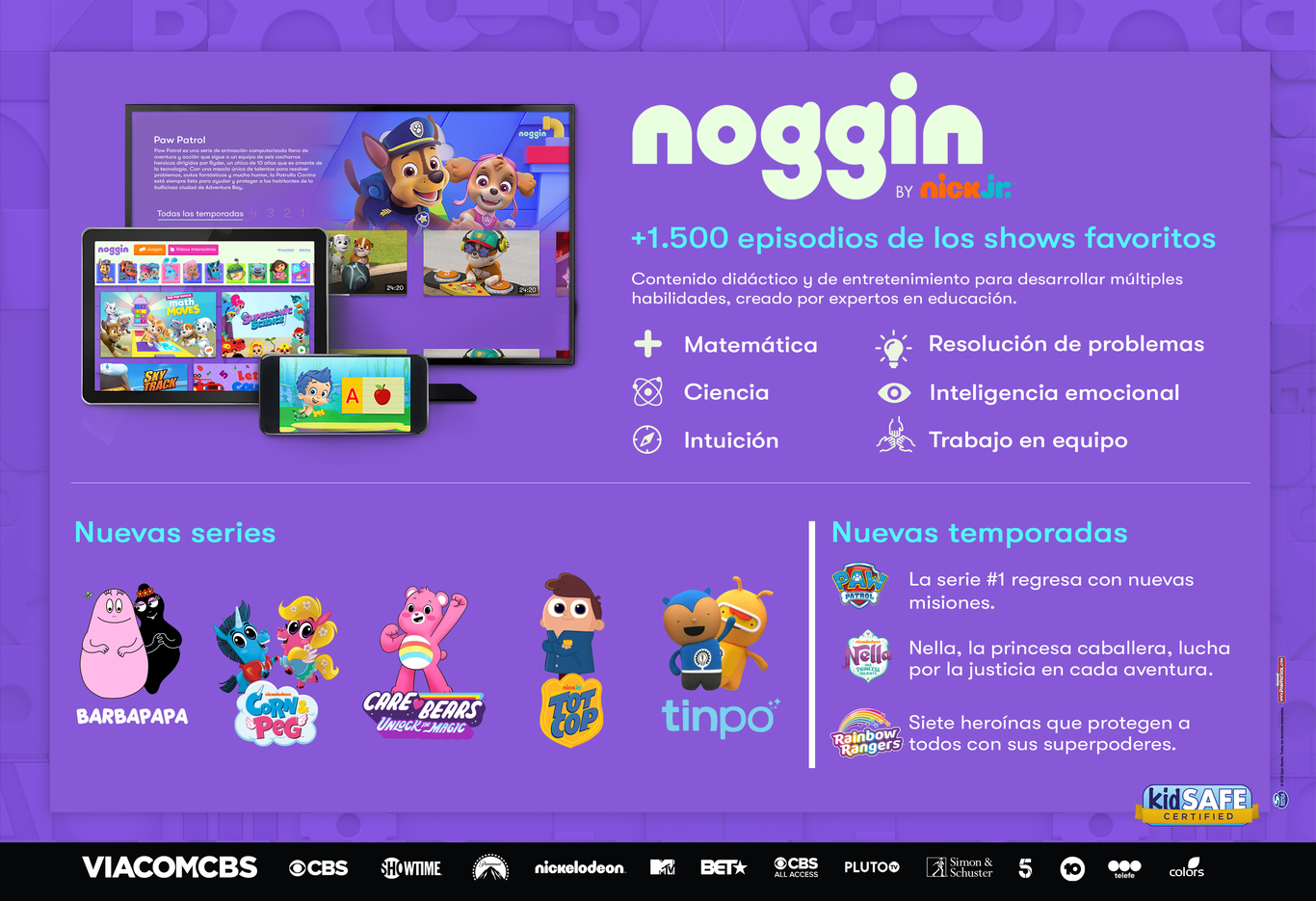 Noggin, el servicio de streaming de Nick Jr se renueva en México: 1500 ...
