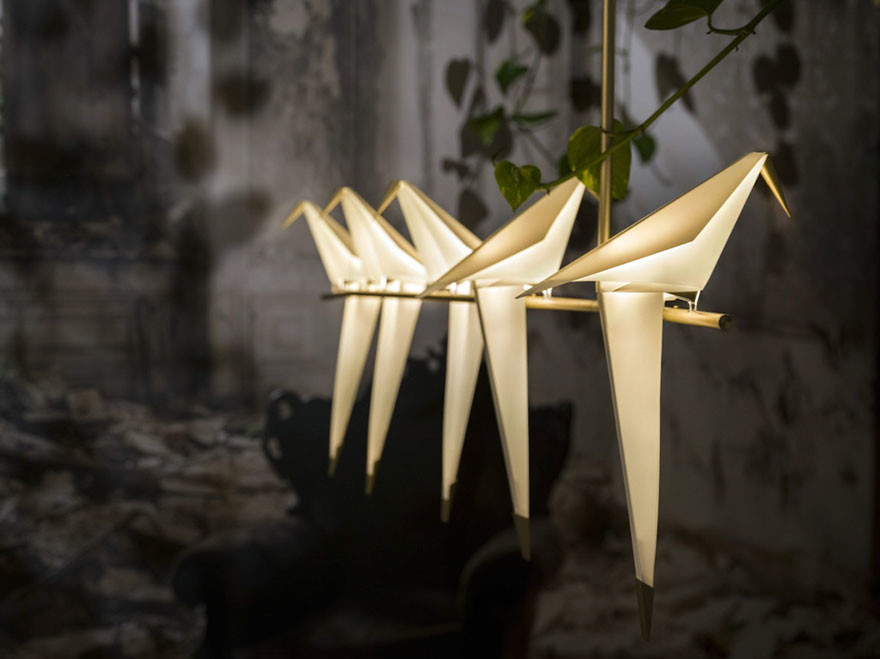 El origami también triunfa en iluminación con estas lámparas de Umut Yamac