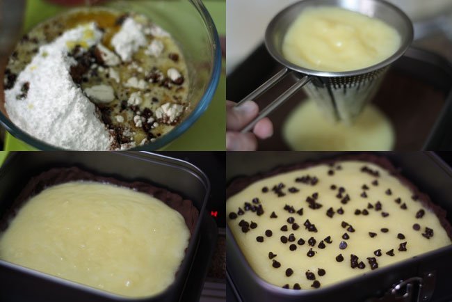 Receta de Tarta de limón y chocolate