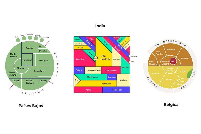 La discreta belleza de los mapas topológicos, cuando los países quedan ...