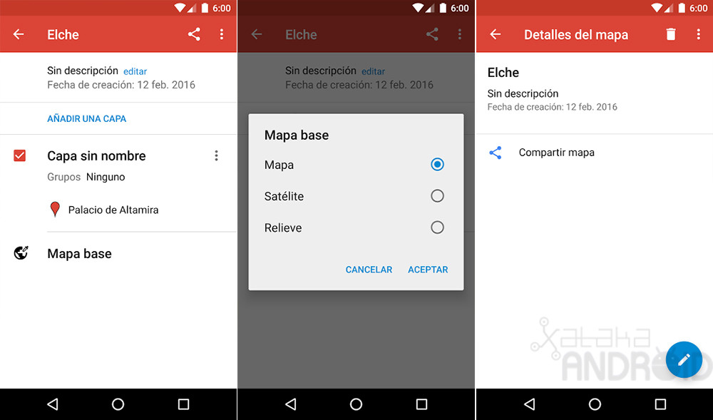 Así es el renovado Google My Maps para Android