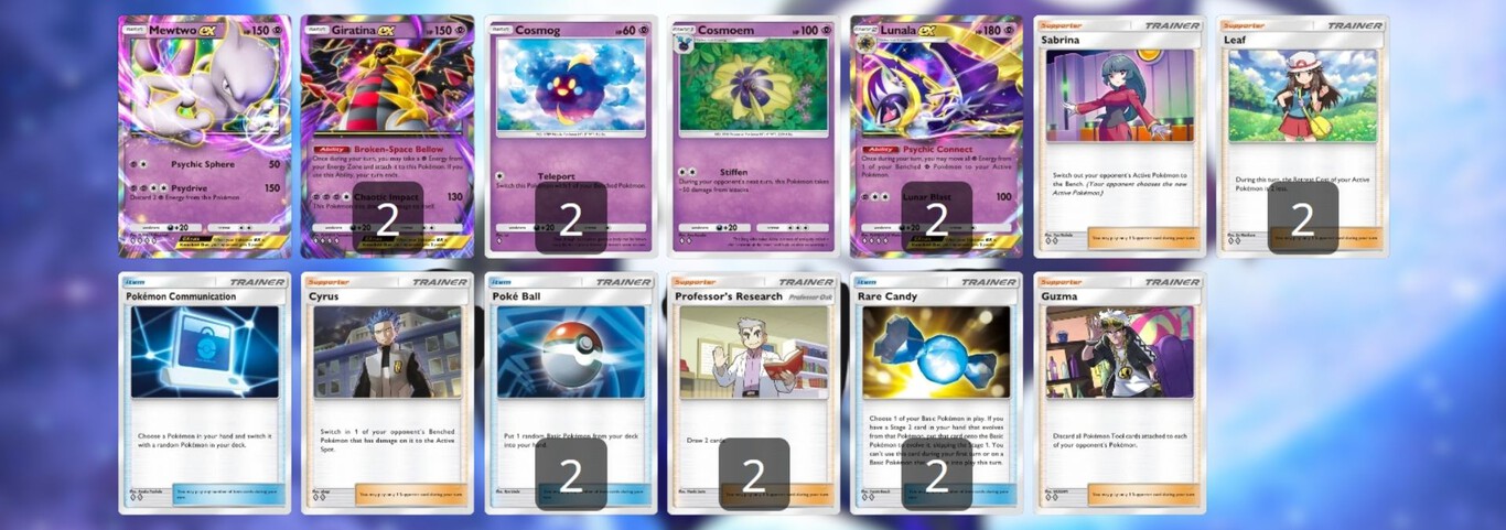 Este es el mejor Mazo de Lunala EX en Pokémon TCG Pocket - JCC Pokémon Pocket - 3DJuegos