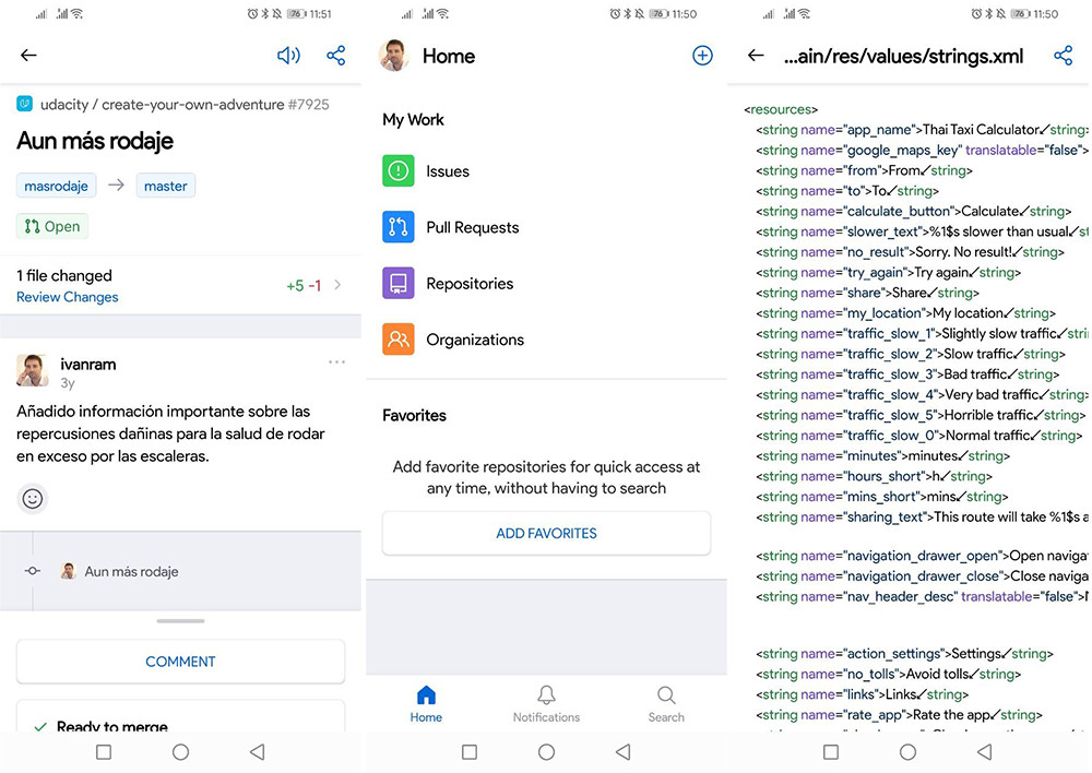 La app oficial GitHub sale de beta y ya permite ver código