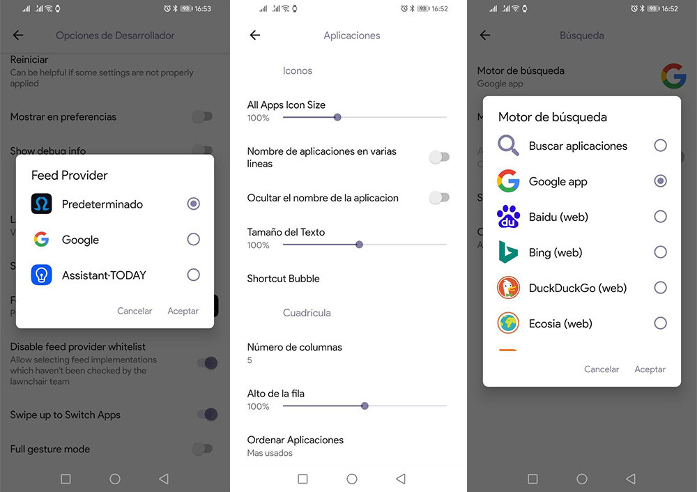 Omega Launcher, un lanzador gratis, muy personalizable y de código abierto