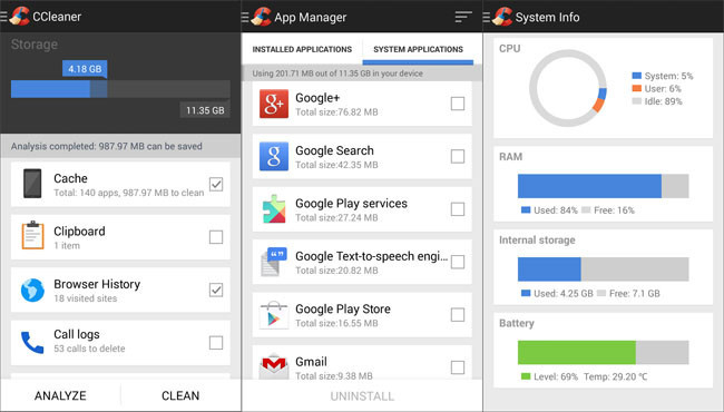 CCleaner Beta, el popular software de limpieza para ordenadores llega a Android