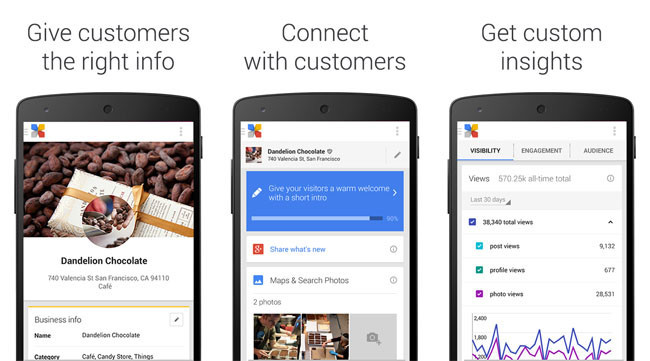 Google My Business para Android conecta a los negocios con sus clientes ...