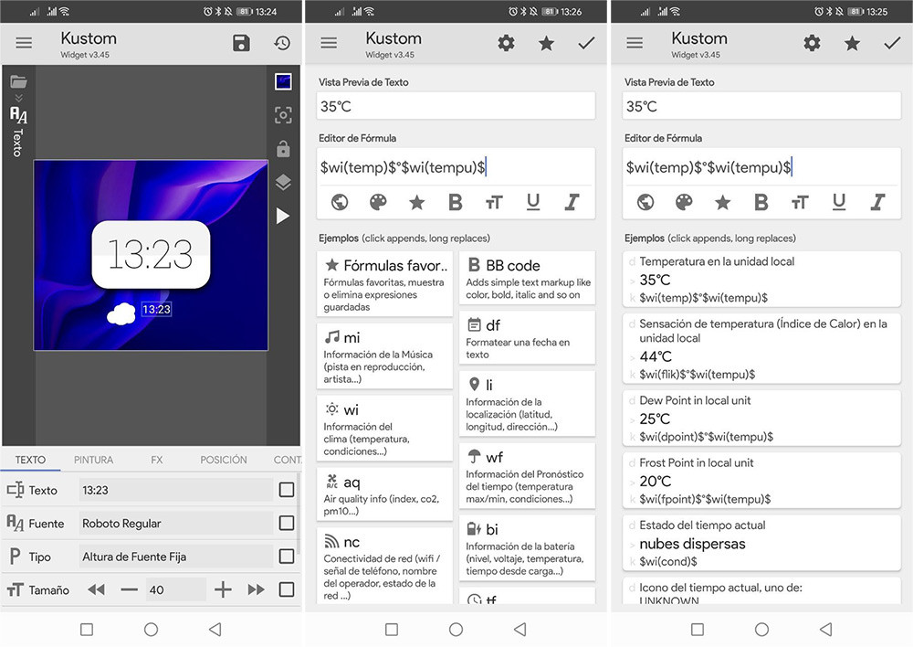 Cómo crear un widget personalizado para tu móvil Android con KWGT
