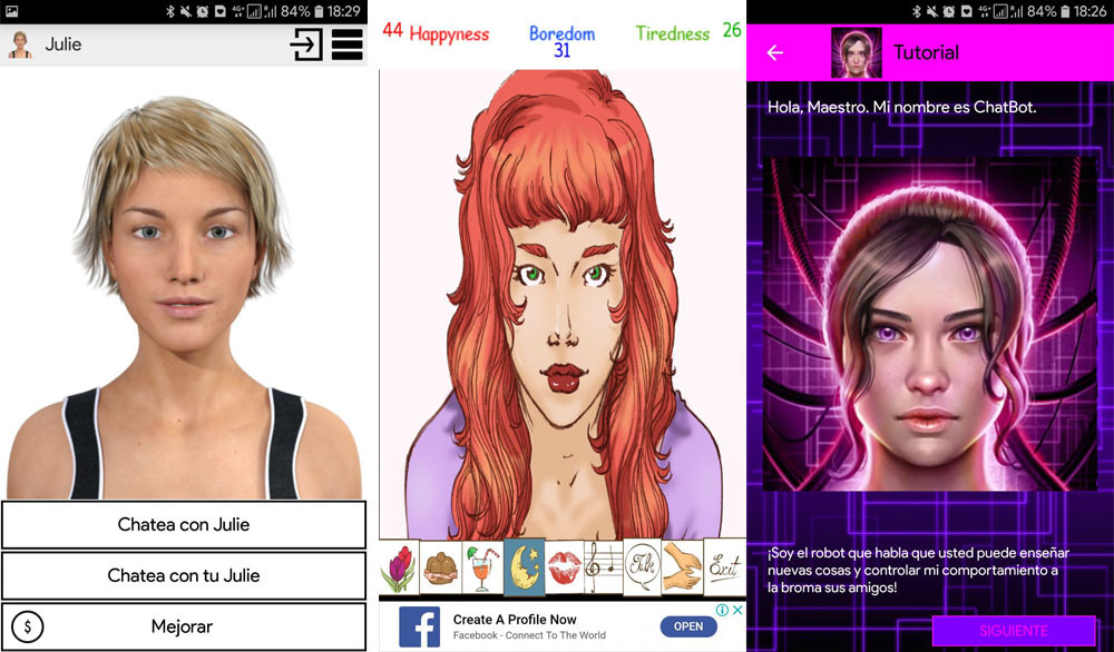 He probado varias apps de novia virtual en Android y es mejor estar soltero