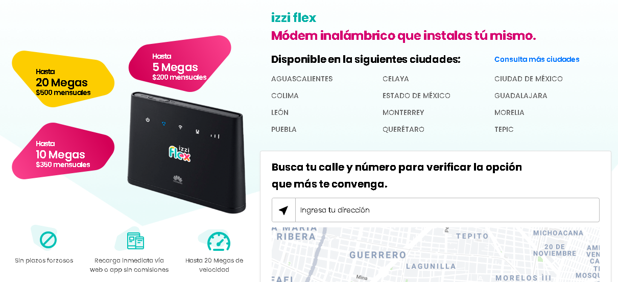 izzi pocket e izzi flex: llega otro competidor al mercado del internet ...