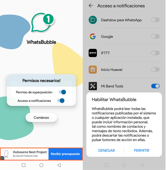 WhatsApp: cómo añadir burbujas de chat como las de Messenger